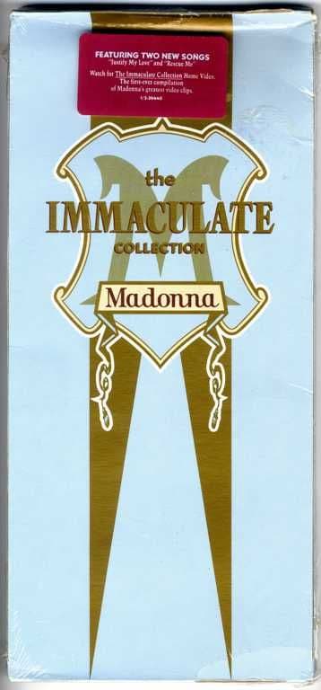 THE IMMACULATE COLLECTION - USA SEALED LONG BOX CD ALBUM