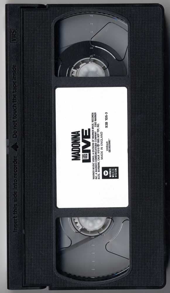 THE VIRGIN TOUR LIVE - UK 1990 RE-ISSUE VHS VIDEO