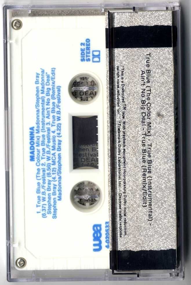 TRUE BLUE - AUSTRALIA MAXI CASSETTE SINGLE
