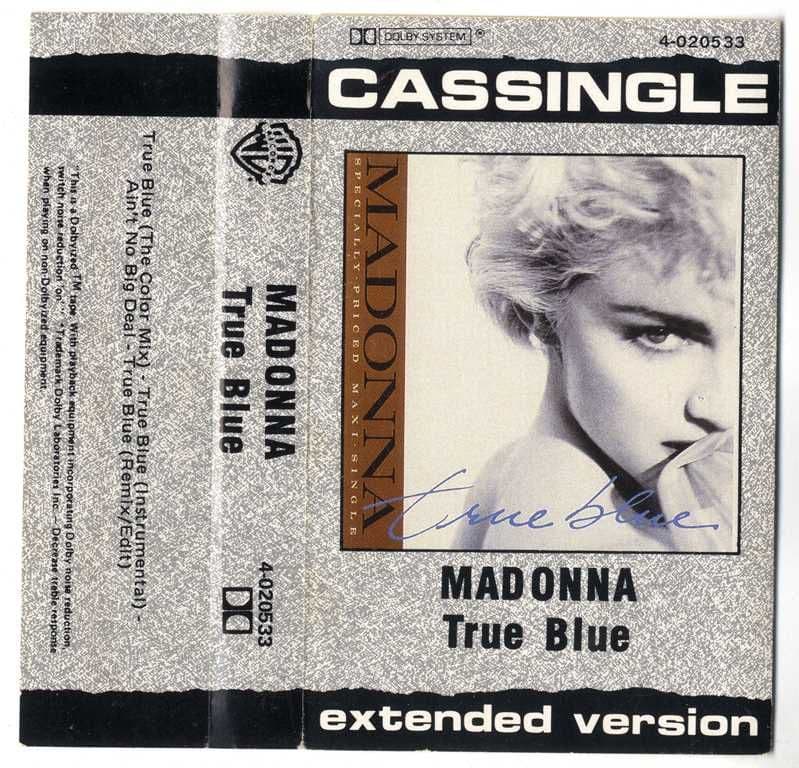 TRUE BLUE - AUSTRALIA MAXI CASSETTE SINGLE