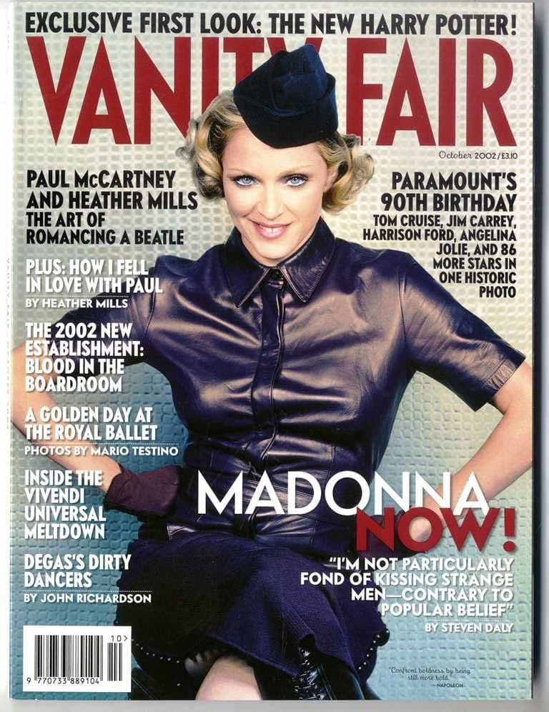 VANITY FAIR - UK MAGAZINE OCTOBER 2002