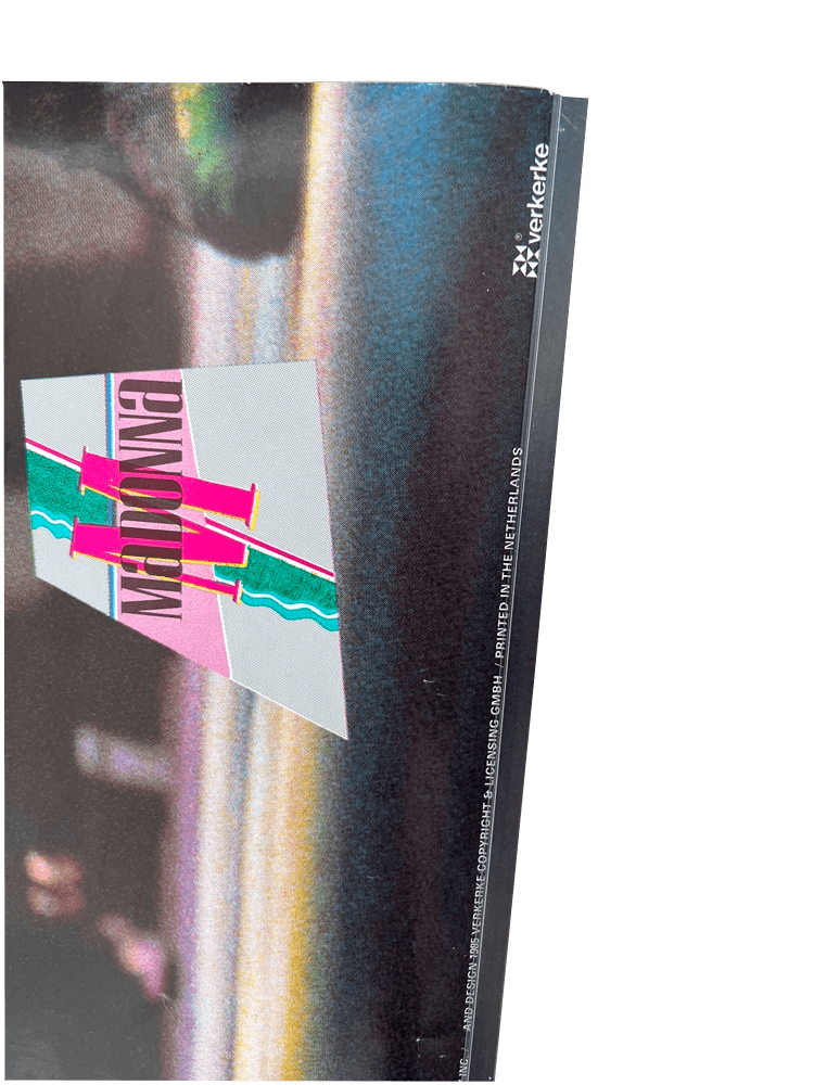 VIRGIN TOUR- ORIGINAL 1985 VERKERKE HOLLAND DOOR POSTER