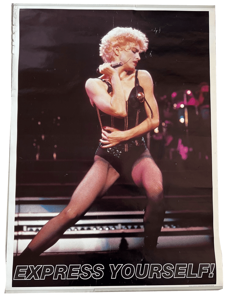 WHO S THAT GIRL TOUR - EXPRESS YOURSELF LIVE UK POSTER