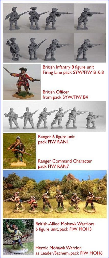 British Starter Force 1 23 figures
