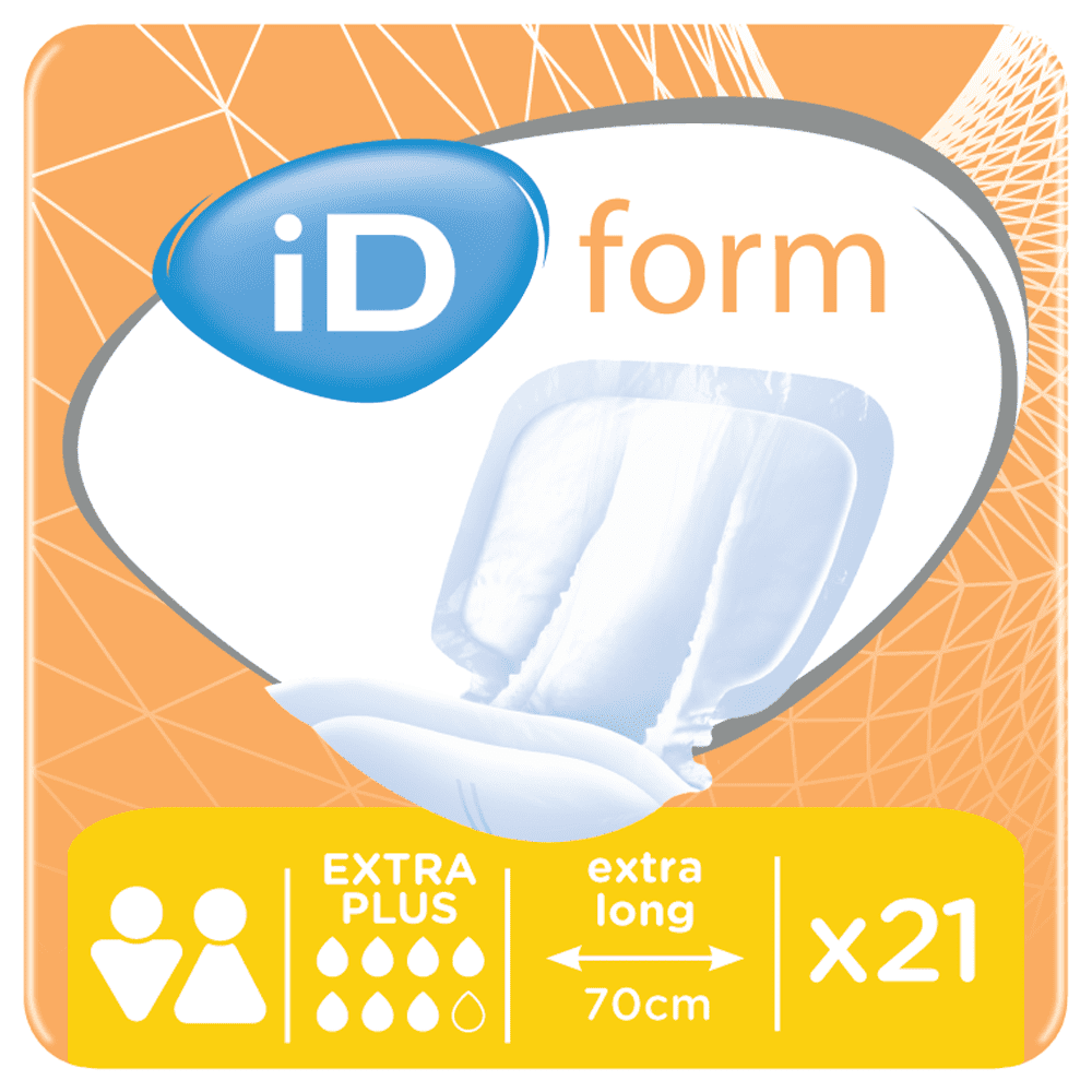iD Form Extra Plus - Size 3 2450ml Pack of 21 Incontinence Pads