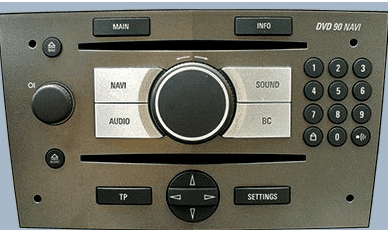 Latest 2019 Sat Nav Disc Update for VAUXHALL DVD90