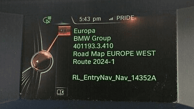 Latest 2025 Sat Nav Update BMW ROUTE Navigation Map