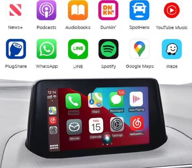 Mazda Wireless CarPlay & Android Auto Kit — USB Hub for Connect 1