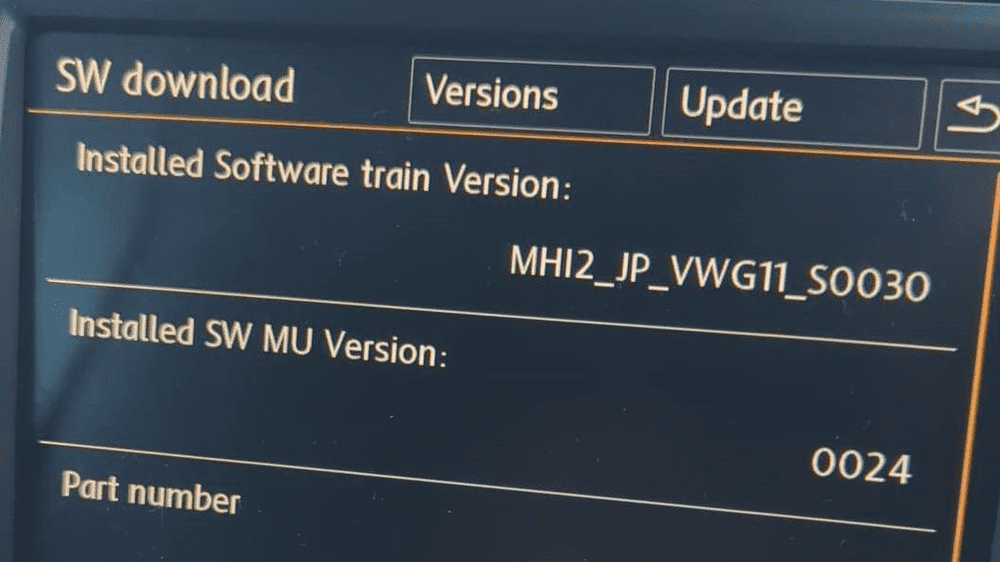 VW Discover Pro MIB2 High EU Region Change & Software Update