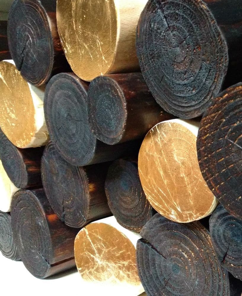 Decorative Logs - BLACKENED
