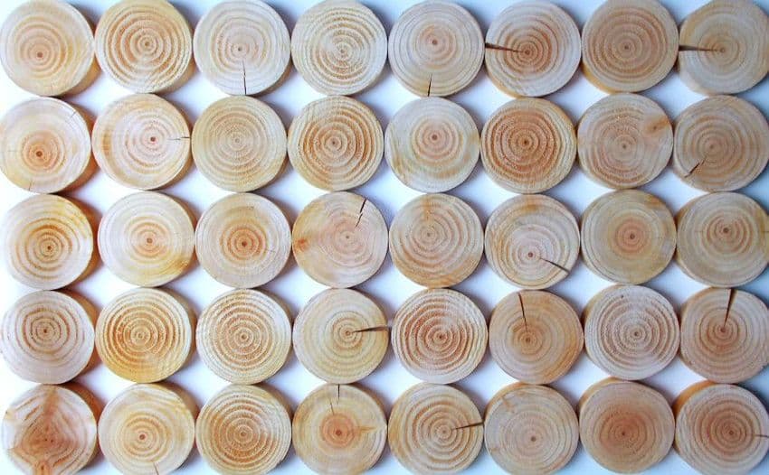Log Wall Tiles - CIRCULAR STYLE