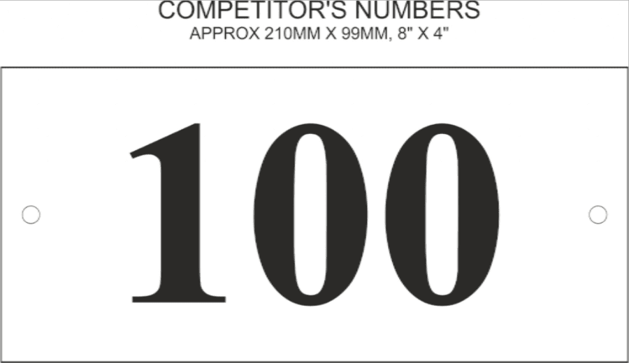 Competitor s Numbers