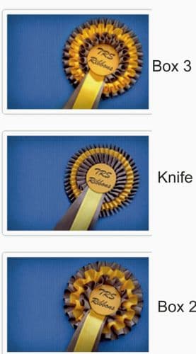 Pleated & Flat Ribbon