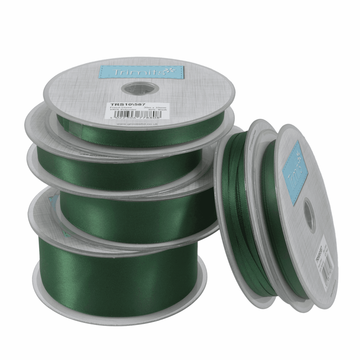 0 TRS Double Satin Ribbons