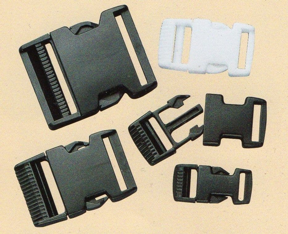 CN900 Plastic Slide Release Buckle Choice of Size