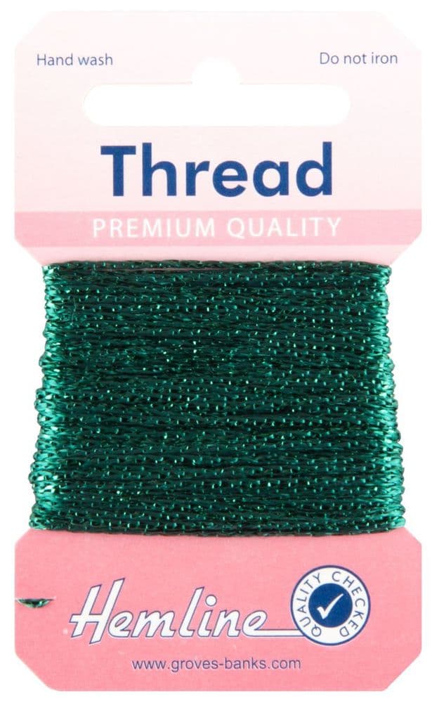 H1002 19 Glitter Thread 10m - Bottle Green