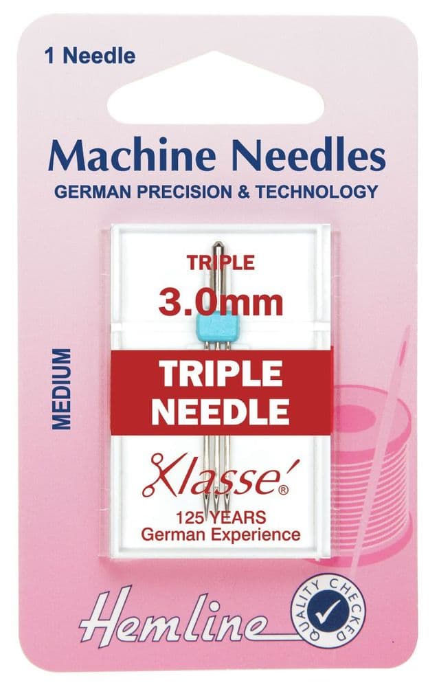 H117 30 Triple Universal Machine Needles 80/12