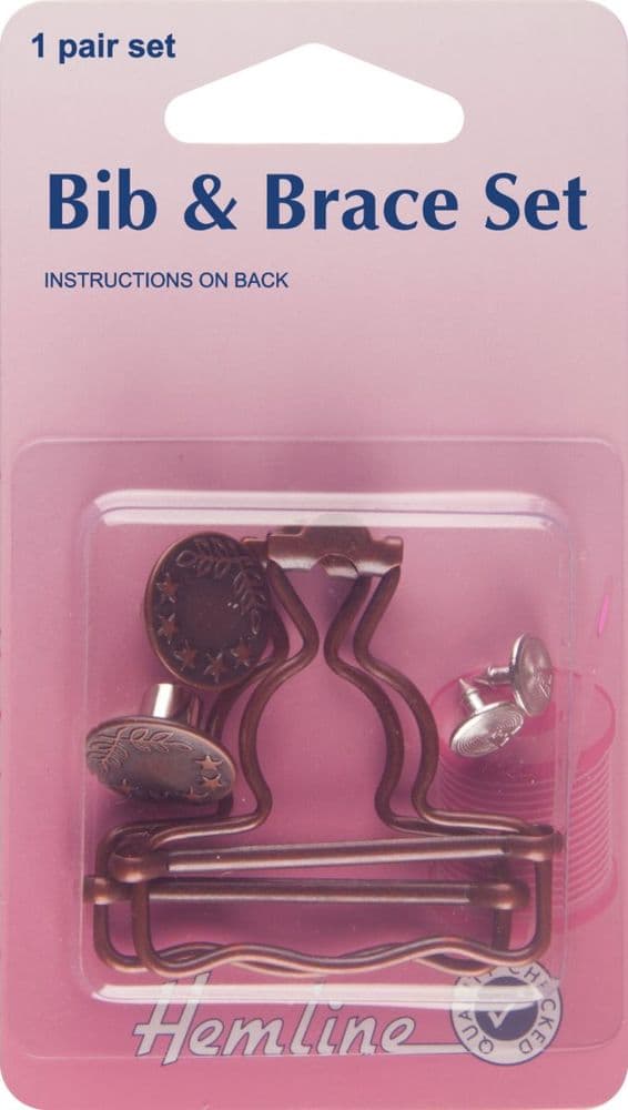 H468 BRO Bib And Brace Set Bronze - 40mm