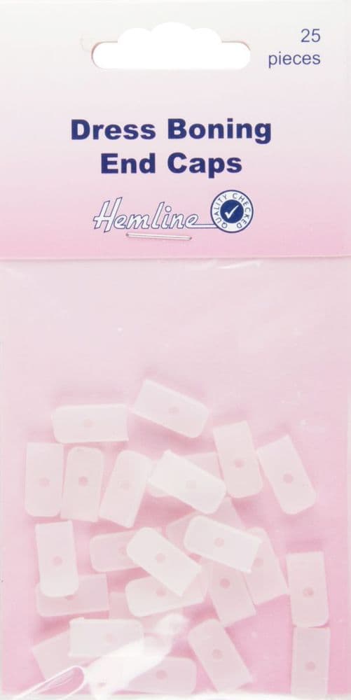 H696EC 8 Dress Boning End Caps 8mm