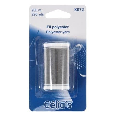 Polyester Thread Grey 200m