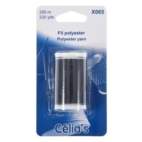 Polyester Thread Navy Blue 200m