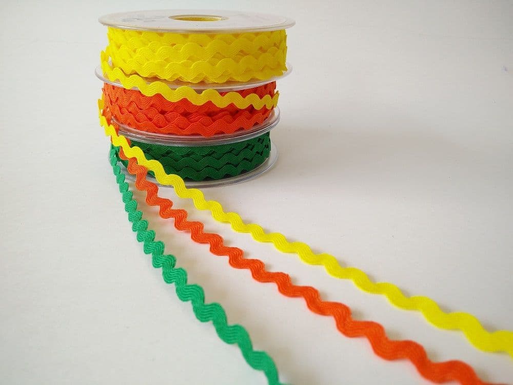 SR1404 5mm Ric Rac Trimming - 20m - Full Colour Range