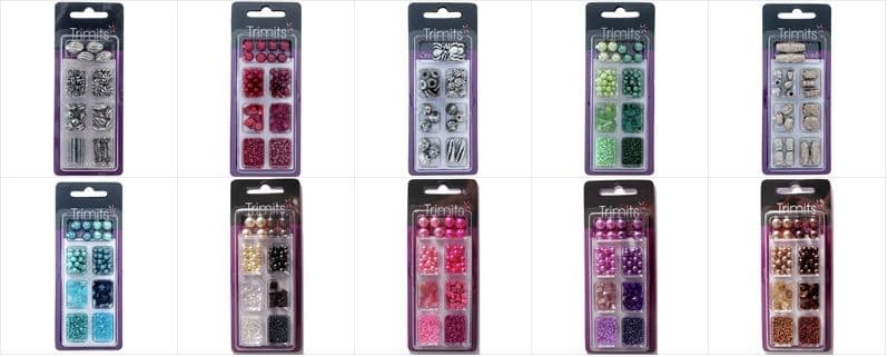 Beads Creative Bead Kit Full Colour Range 3 Packs