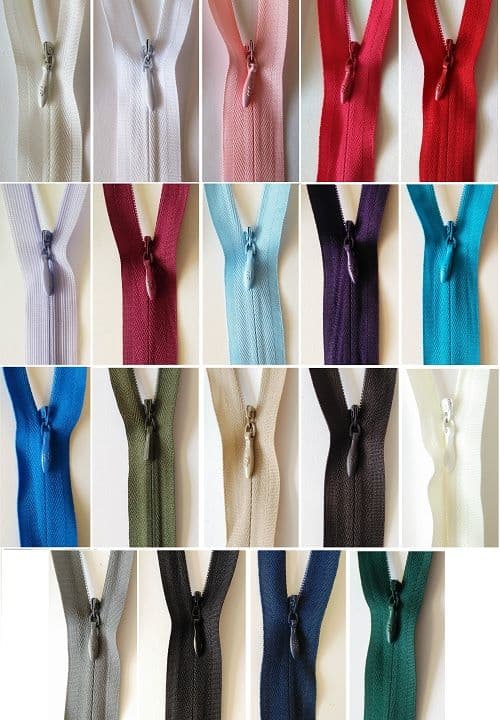 Z00098 Concealed Zips - 14-16"/35-40cm