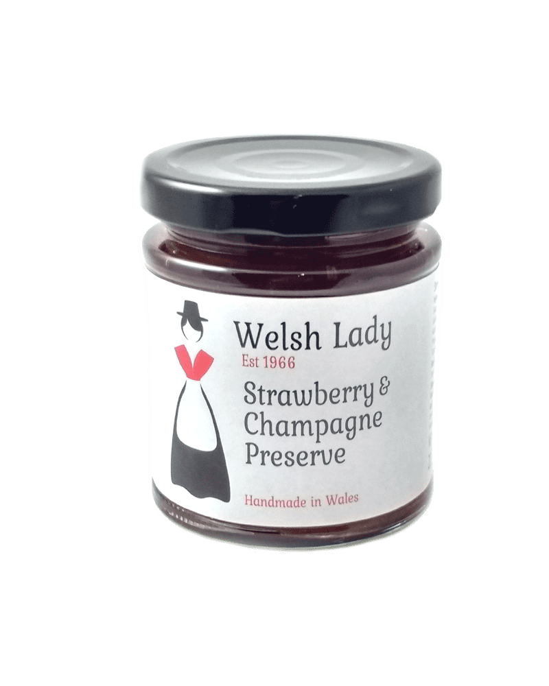Welsh Lady Strawberry and Champagne Preserve
