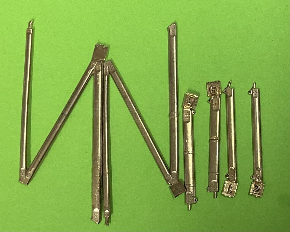 Boeing Stearman PT-17 wing struts for 1/32 ICM kit