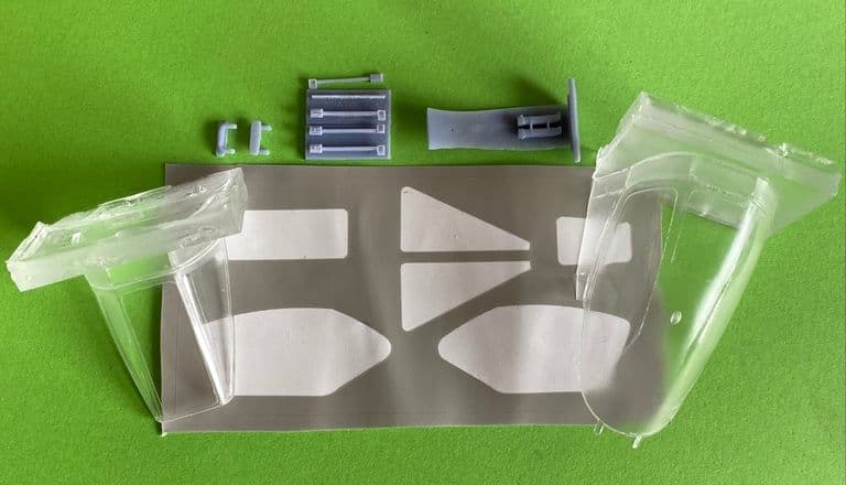 English Electric Lightning Replacement Canopy Set for 1/32 Trumpeter kit