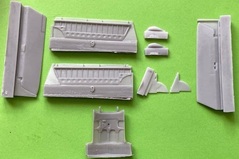 Hawker Hunter Ailerons Flaps Airbrake and Parts to Convert Mk 6 to Mk 9 ...