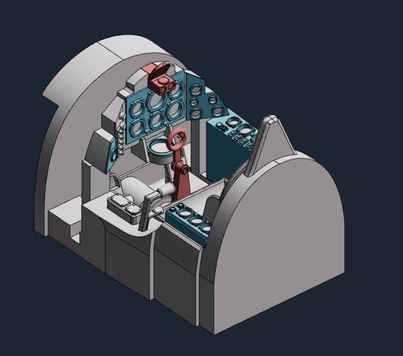 MARTIN BAKER MB 3 RAZOR BACK PROTOTYPE 1/32