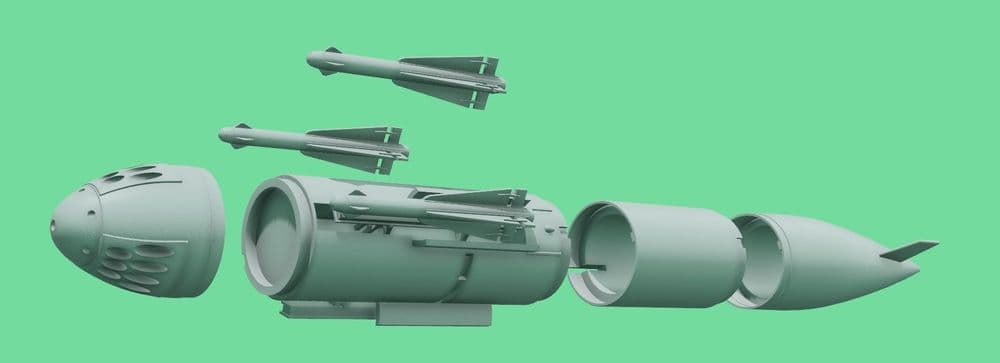 Northrop F-89 H rocket wing pods