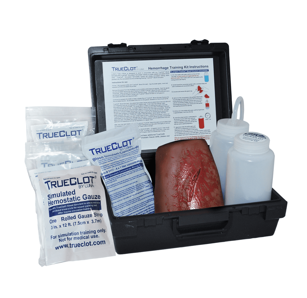 Bleed Control Training Kit Laceration/Rolled-Dark