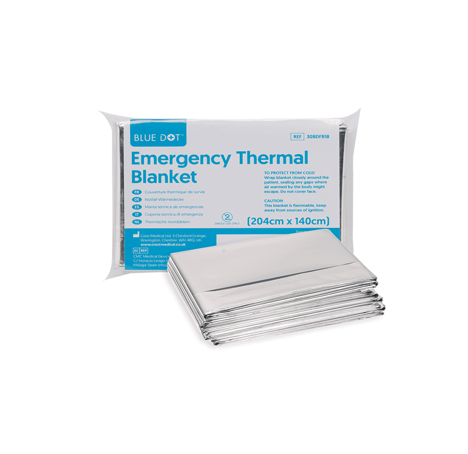 Blue Dot Emergency Foil Blanket