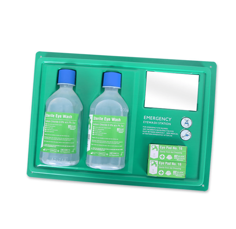 Click Medical Eyewash Station C/W 2 x 500ml