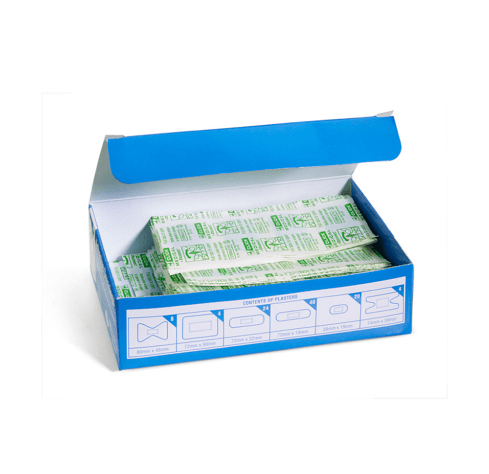 Click Medical Plasters Blue Metal Detectable