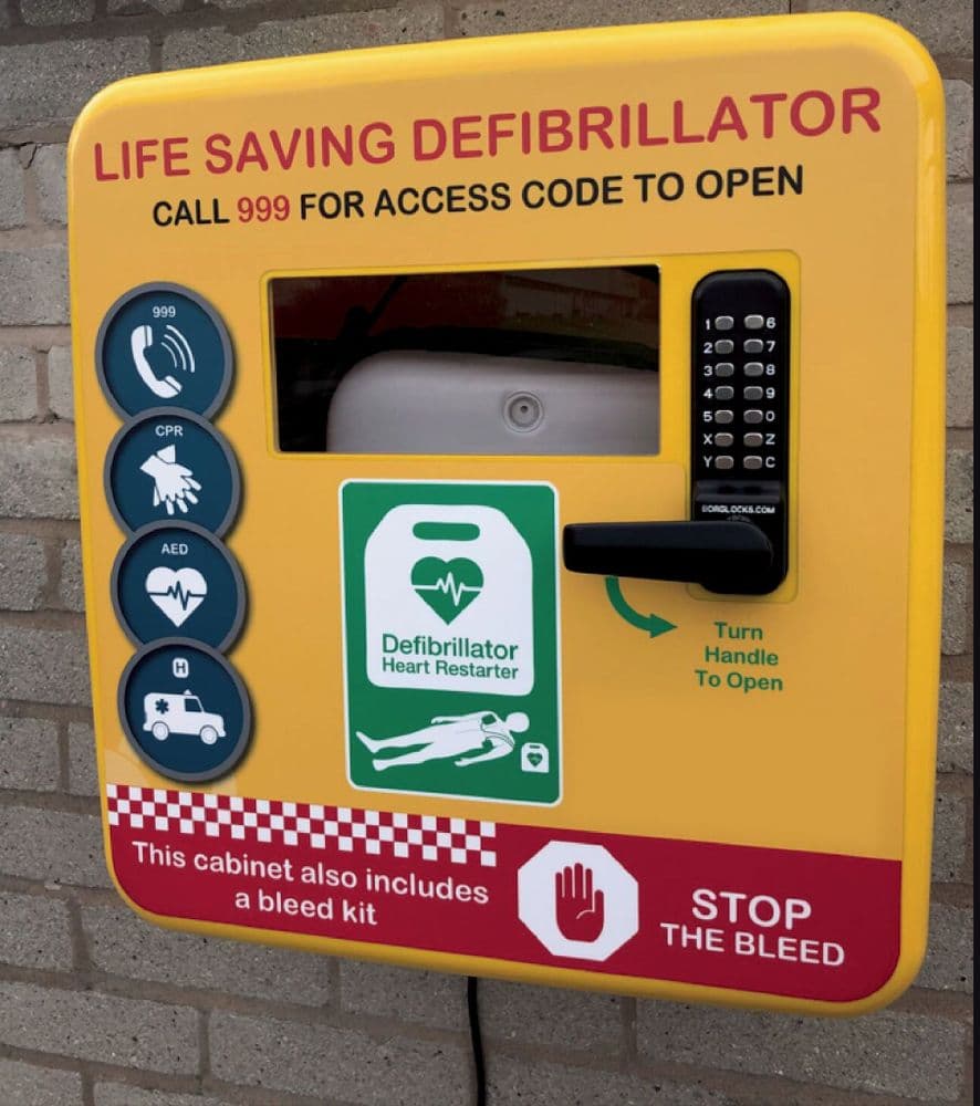 Combined AED / Public Access Bleed Kit Cabinet