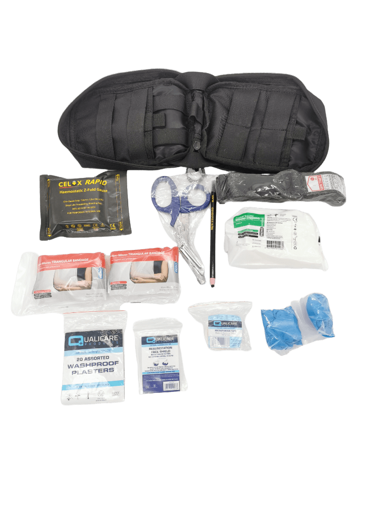 IFAK - Individual First Aid Kit in Black Pouch