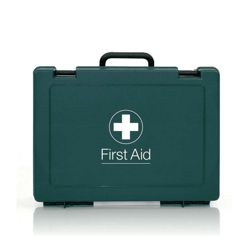 Large Empty Green First Aid Box