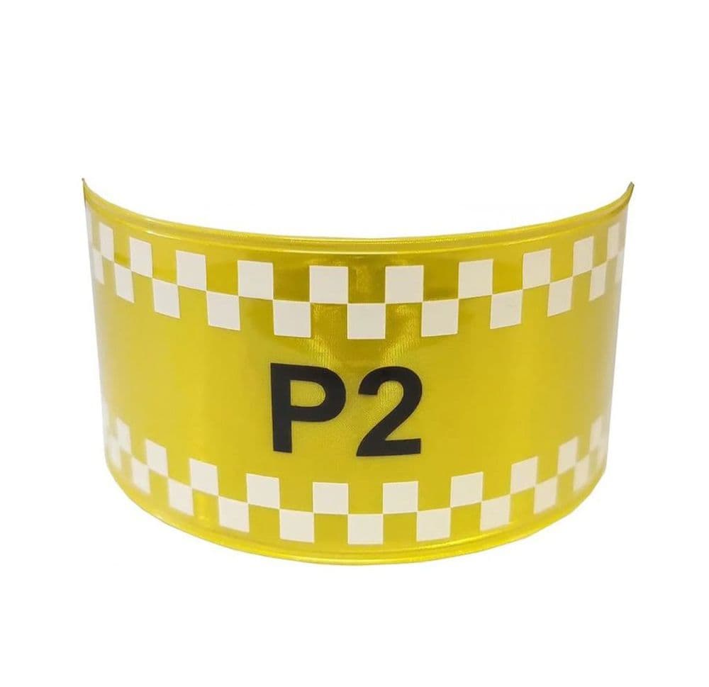 NHS Ten Second Triage Slap Band - P2 Yellow