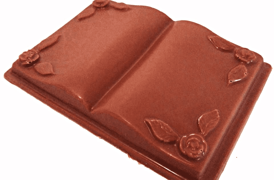 Novelty chocolate book or novel