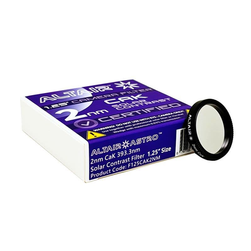 Altair 2nm CaK Solar Contrast Filter - 1 25" 393 3nm