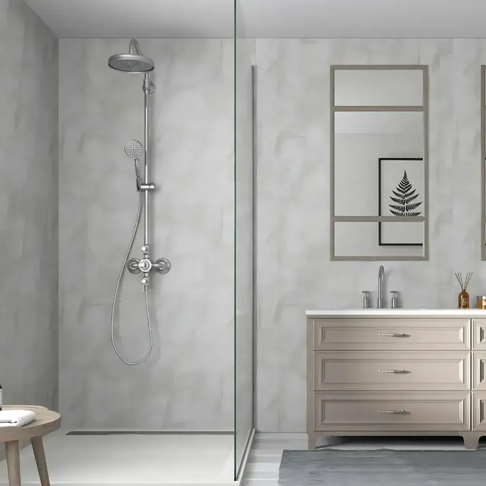 Mermaid Elite Shower Panels - Himalayan Marble