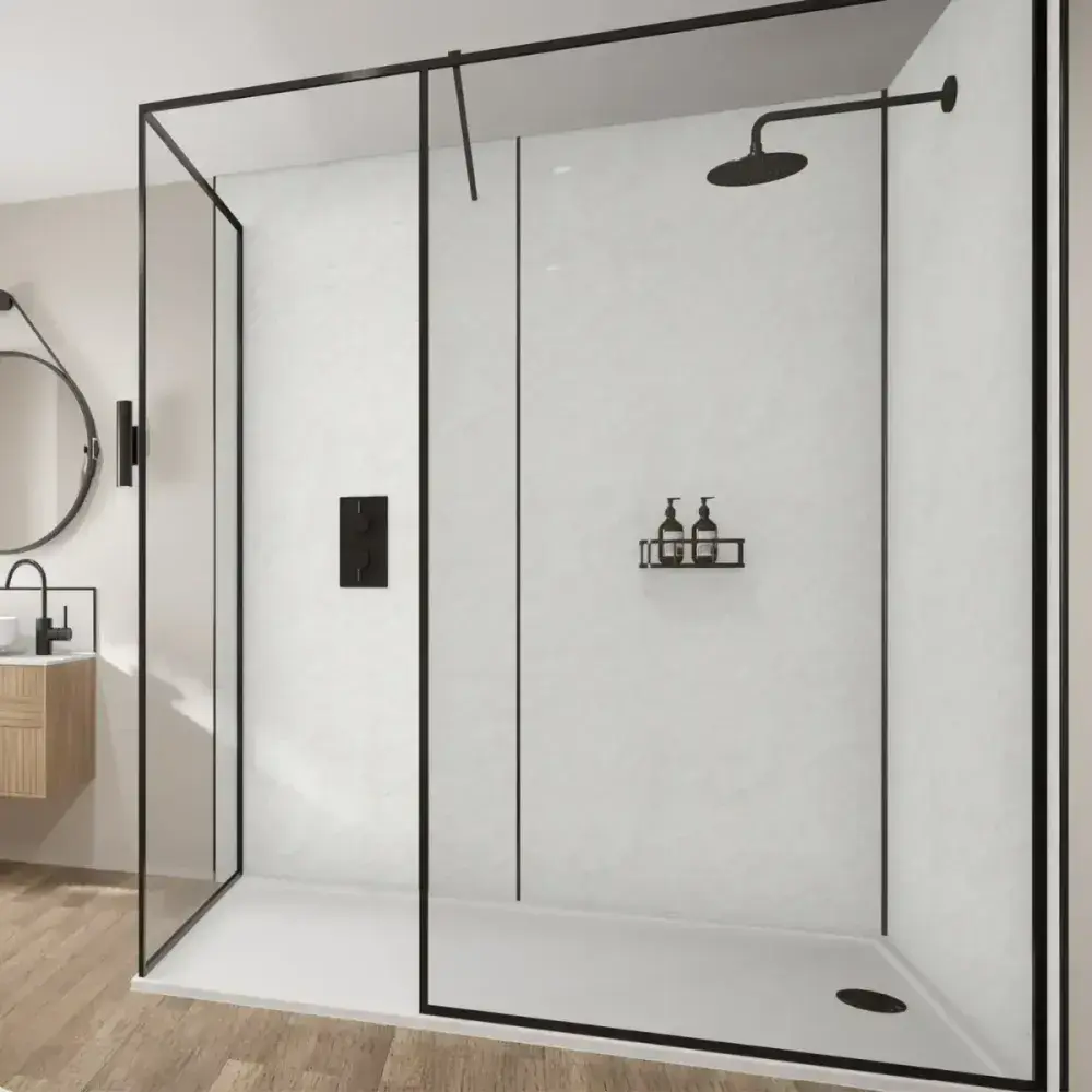 Mermaid Wetwall Panels - Cararra Marble