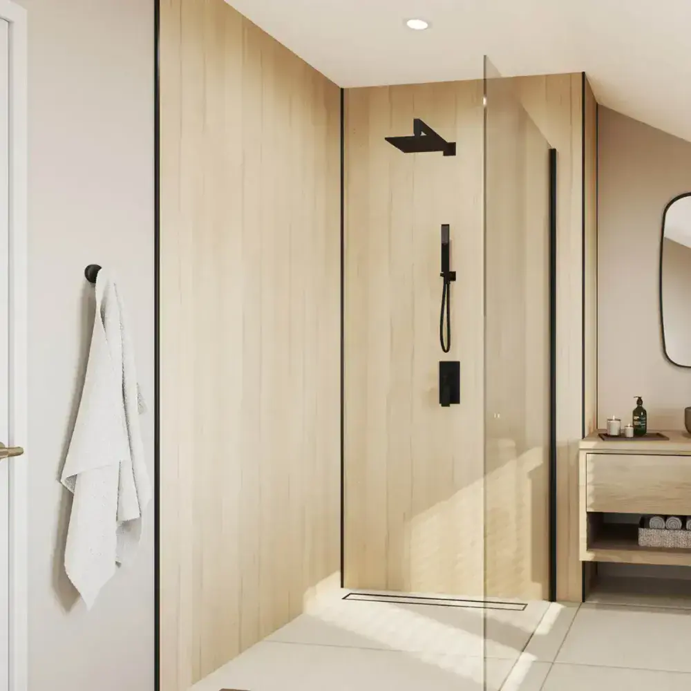 Mermaid Wetwall Panels - English Oak