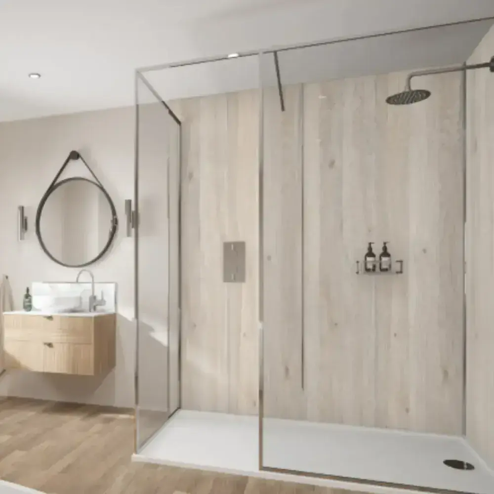 Mermaid Wetwall Panels - Scandi Oak