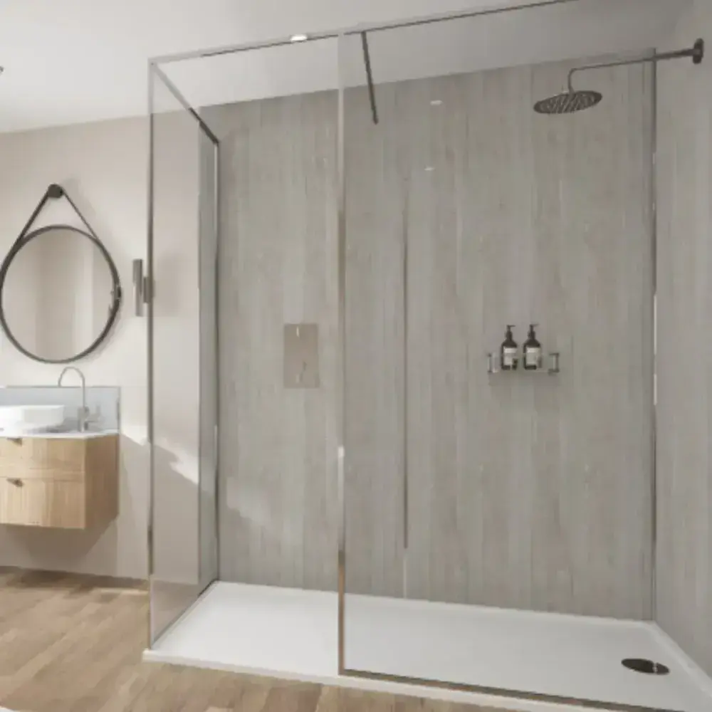 Mermaid Wetwall Panels - Silver Oak