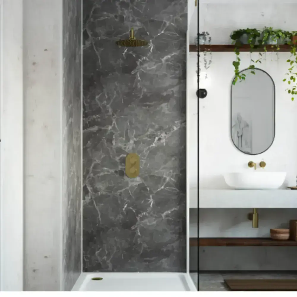 Mermaid Wetwall Panels - Welsh Slate